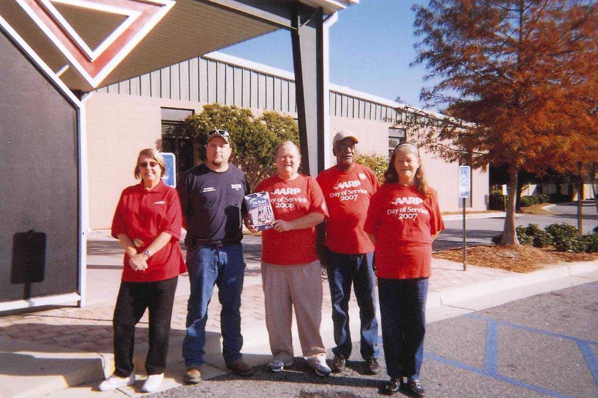AARP presents flag to YMCA | Moultrie Observer