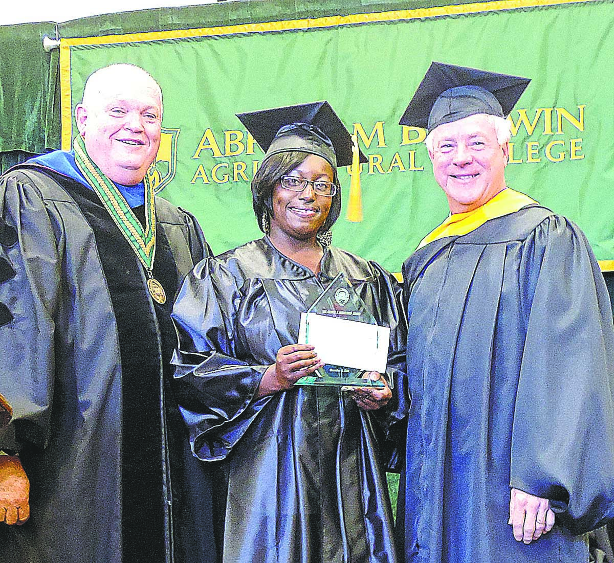 Moultrian Retha Martin wins 1 of 2 top awards at ABAC commencement ...