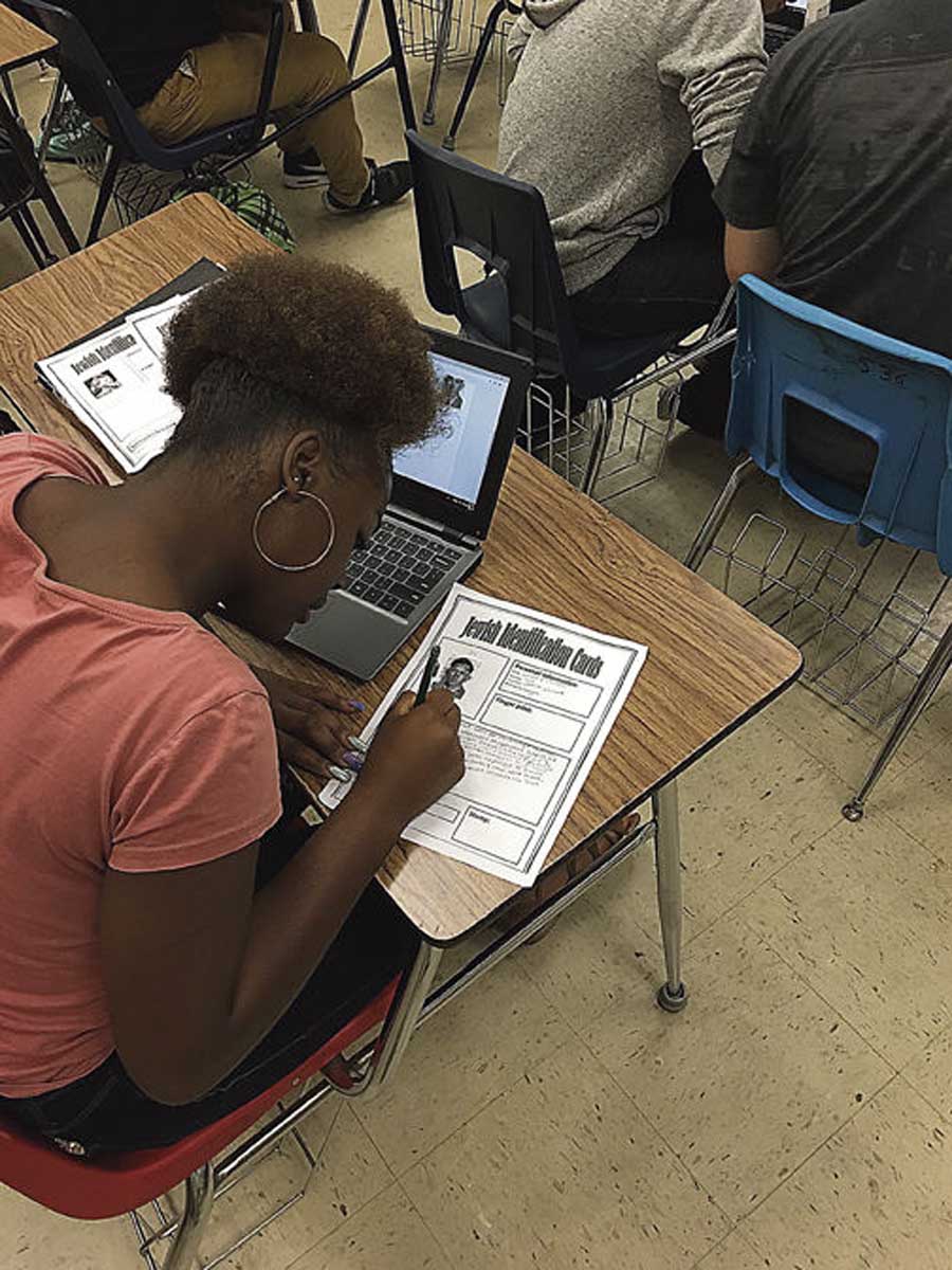 Students studying Holocaust make identification cards | Moultrie Observer