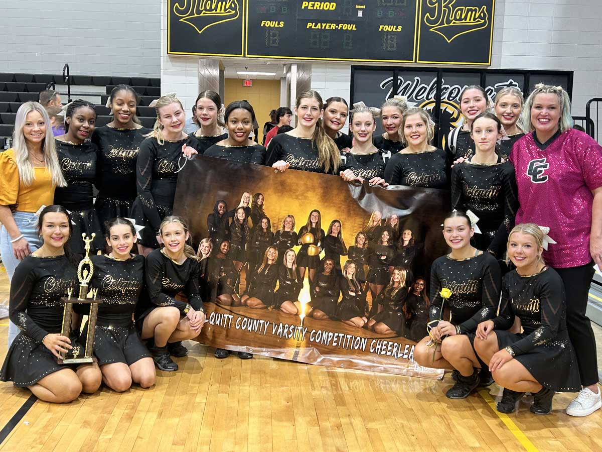 Colquitt County High School Lady Packer competitive cheerleading squad ...