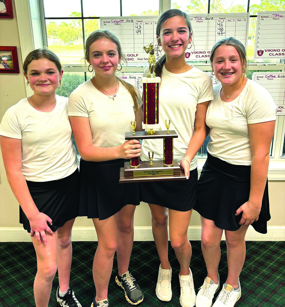 Middle school golf teams place 2nd at Francis Lake | Moultrie Observer
