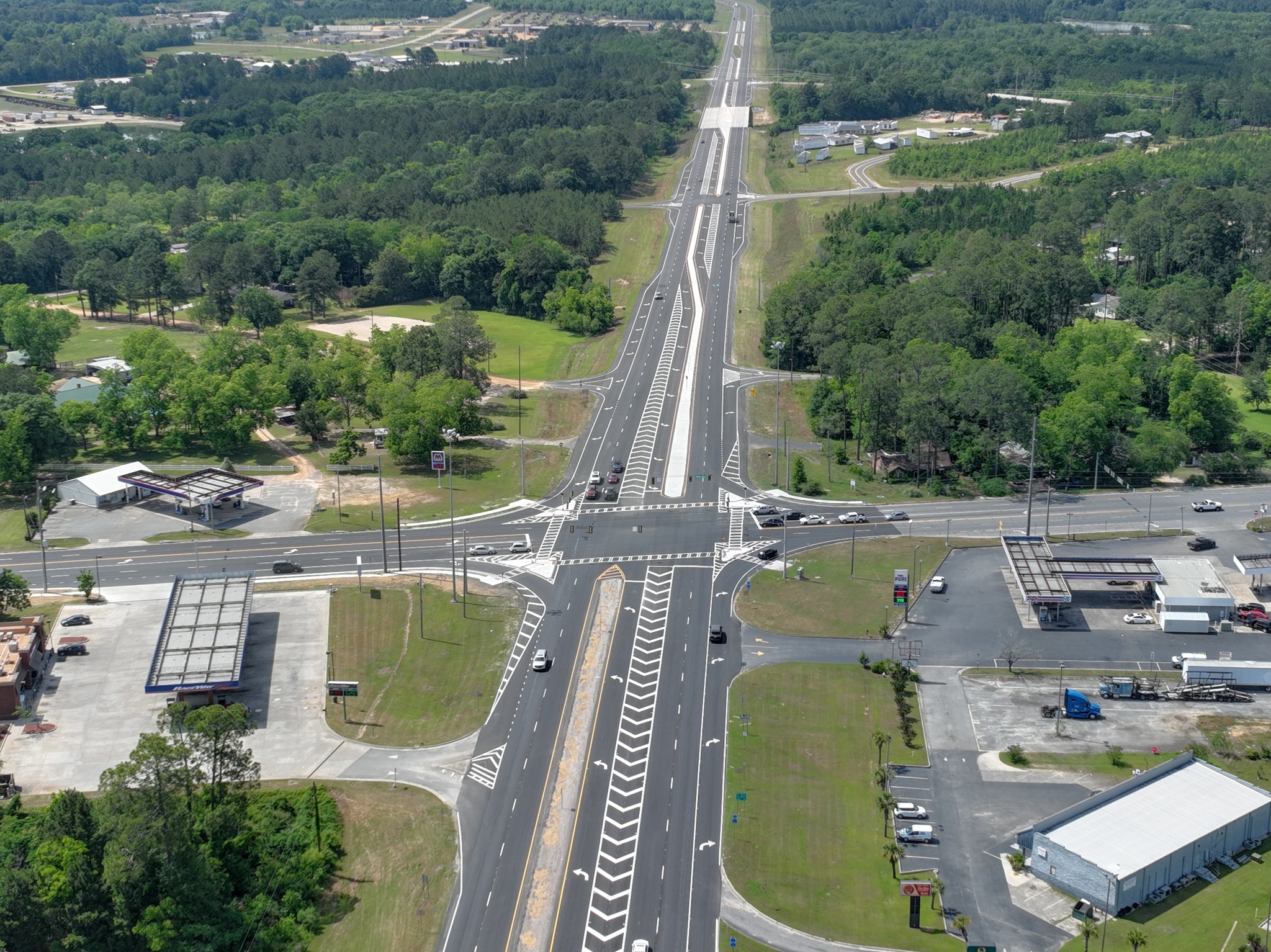 DOT announces completion of first Hwy. 133 project north of Moultrie ...