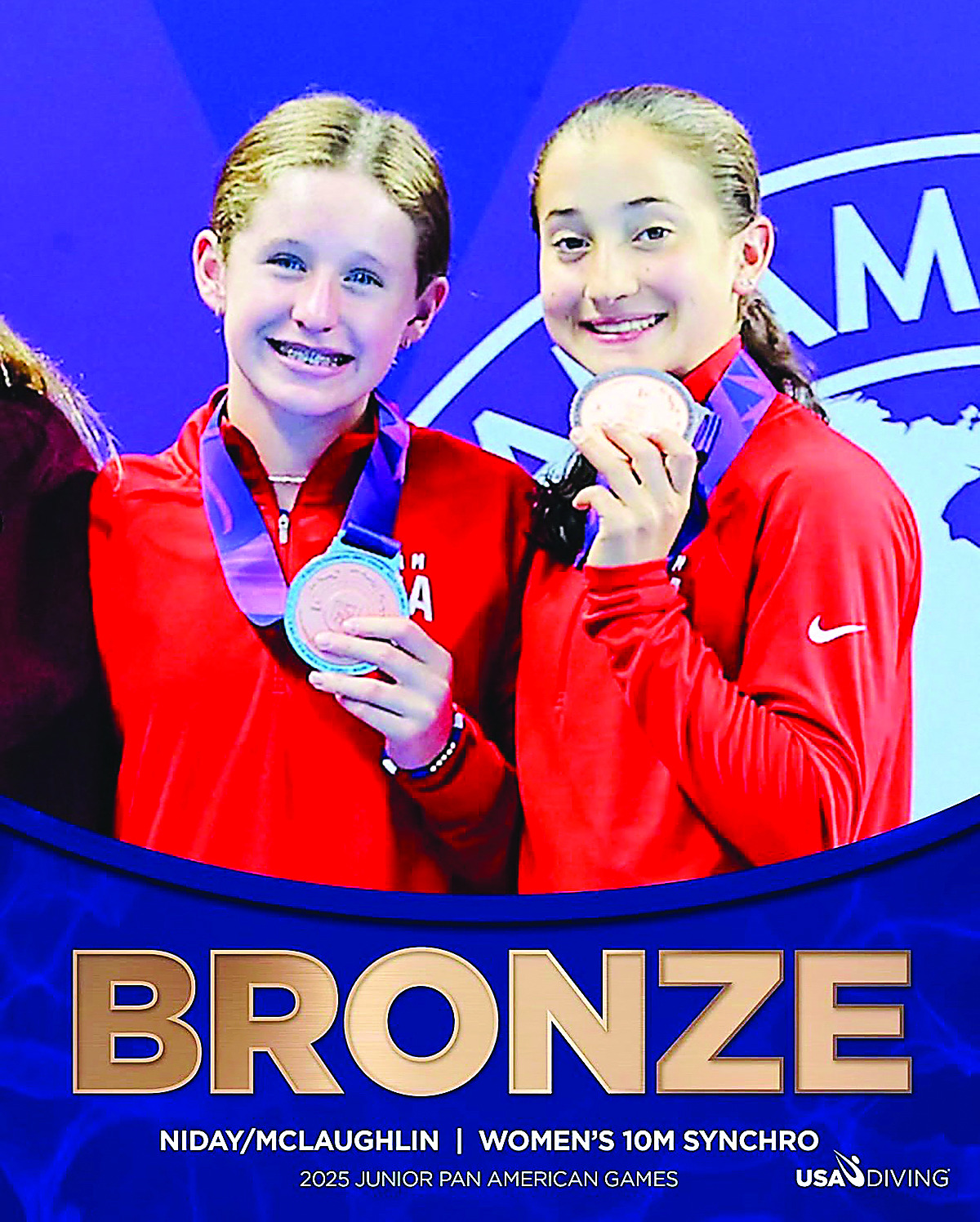 Niday, McLaughlin win bronze | Moultrie Observer